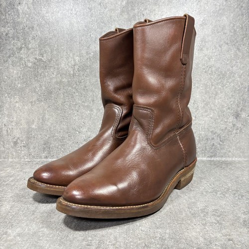 Red Wing Boots 1155 Pecos Boots US:10D Leather Brown 046615d | eBay
