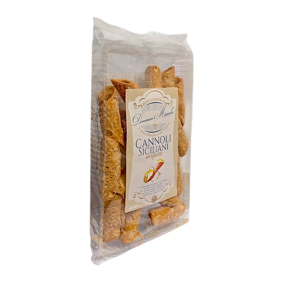 Domenico Mascolo Cannoli Siciliani Mignon - Small Empty Cannoli Shells ...