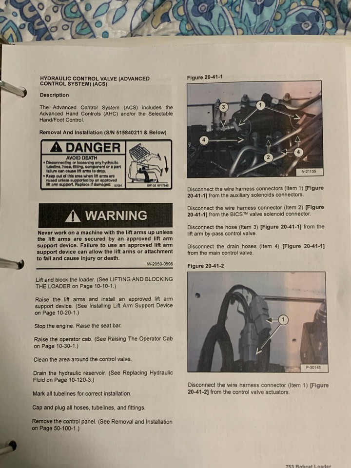 Bobcat 630 631 632 wheeled Skidsteer Loader Workshop manual repair ...