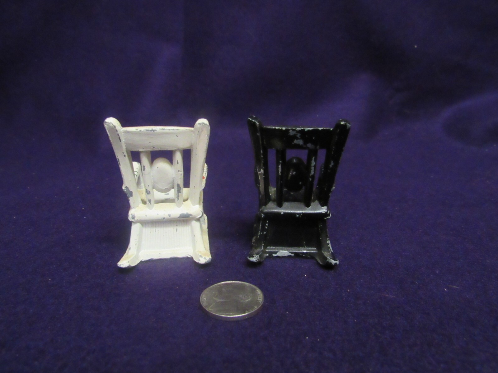 Vintage Cast Iron Rocking Chair Salt and Pepper Shakers 71 | eBay