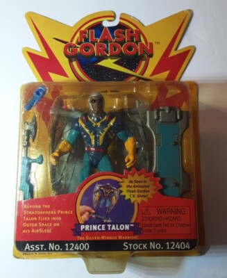 Flash Gordon: (1996) PRINCE TALON The Silver Winged Warrior 4.5" Action ...