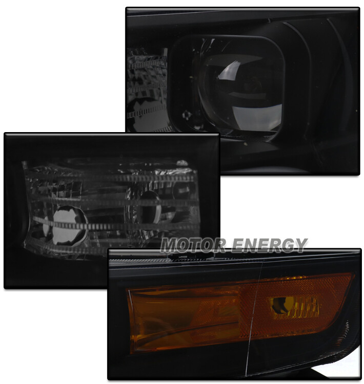 FOR 04-08 ACURA TSX CL9 LED PROJECTOR BLACK/SMOKE HEADLIGHTS LAMP W ...