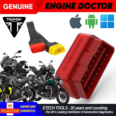 OBD2 Motorcycle Fault Code Scanner Diagnostic Tool Fit for Triumph ...