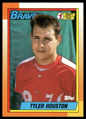 1990 Topps Baseball Card Tyler Houston Rookie Atlanta Braves #564 | eBay