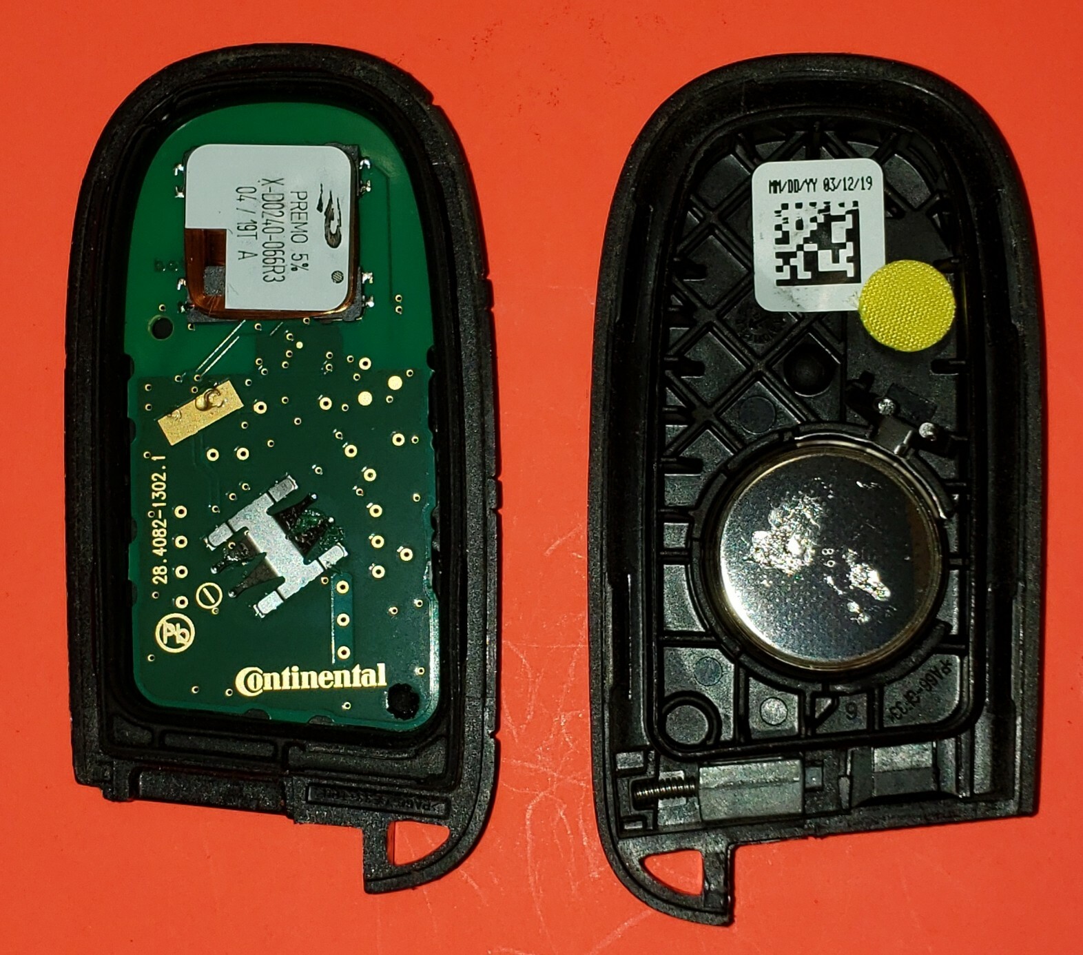 DODGE OEM KEYLESS REMOTE SMART ENTRY KEY FOB M3N40821302 XD0240066R3 4 ...