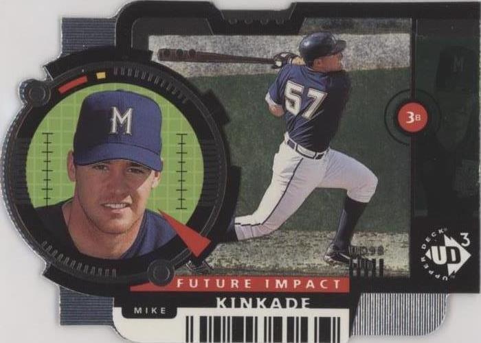 1998 Upper Deck UD3 - Future Impact Mike Kinkade #12 Die-Cut /2000 (RC ...