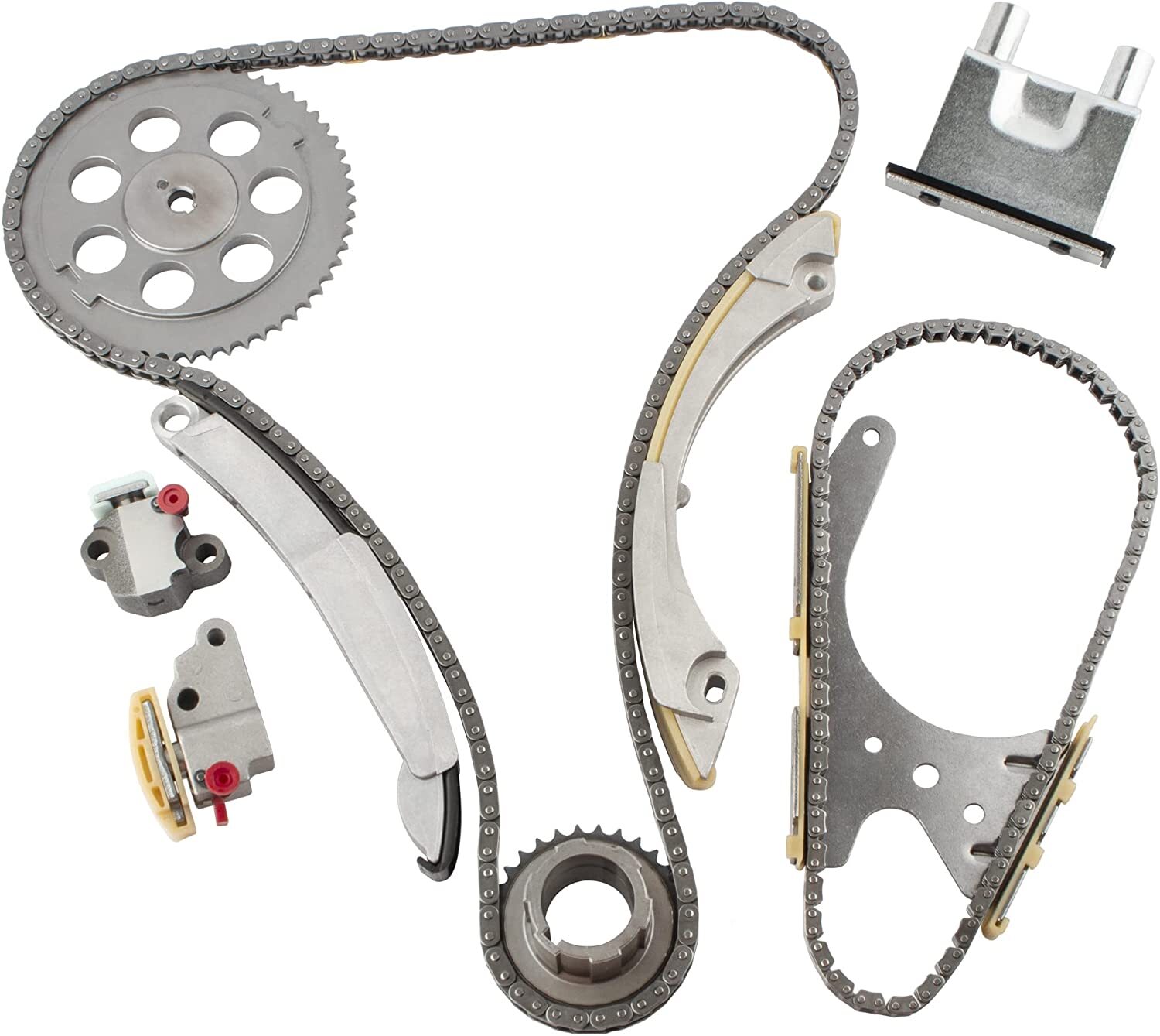 24100362 Timing Chain Kit Fits 07-2010 Chevy GMC Hummer Isuzu 2.9L 3.7L ...