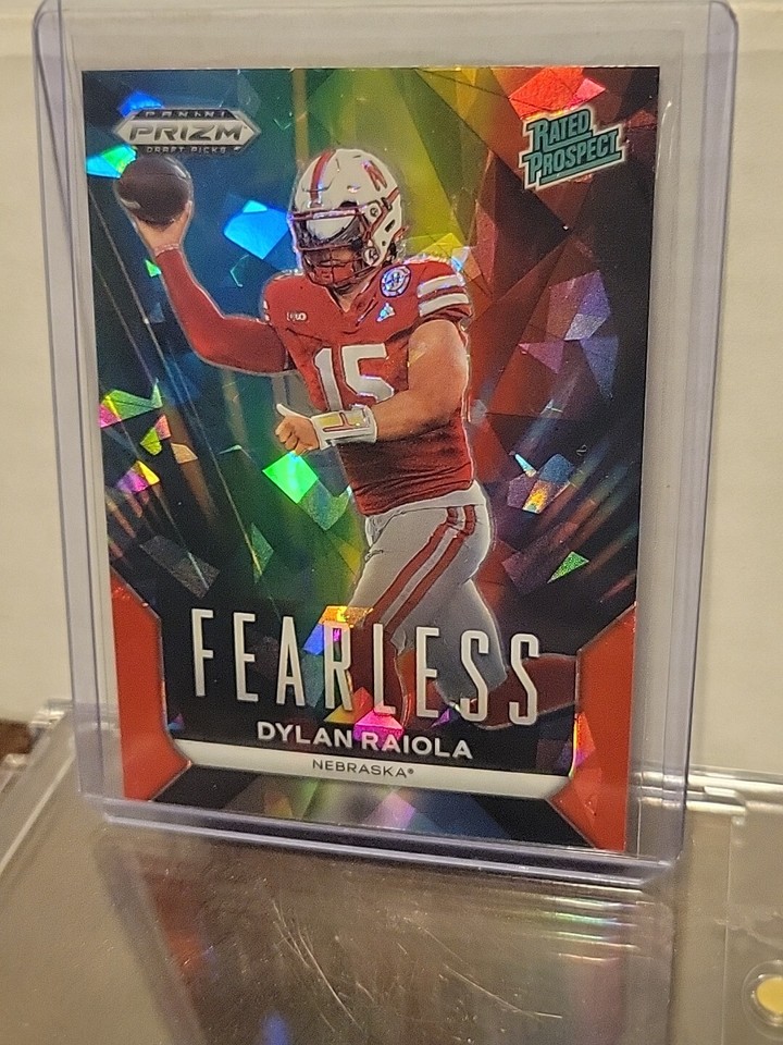 2024 Panini Prizm Draft Picks Dylan Raiola Fearless Red Ice Prizm ...