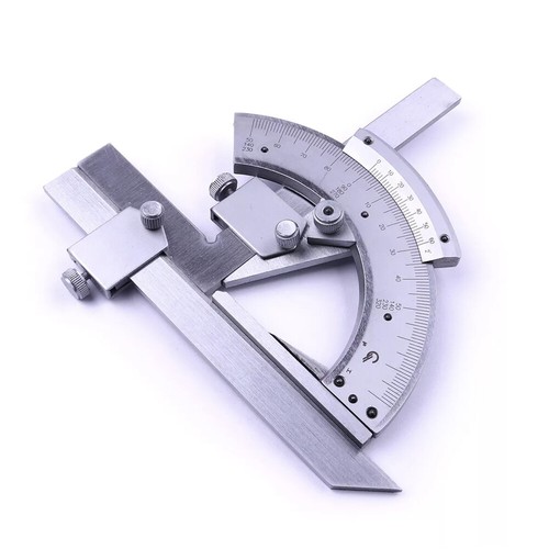 0-320° Universal Stainless Steel Vernier Bevel Protractor Angle Gauge ...