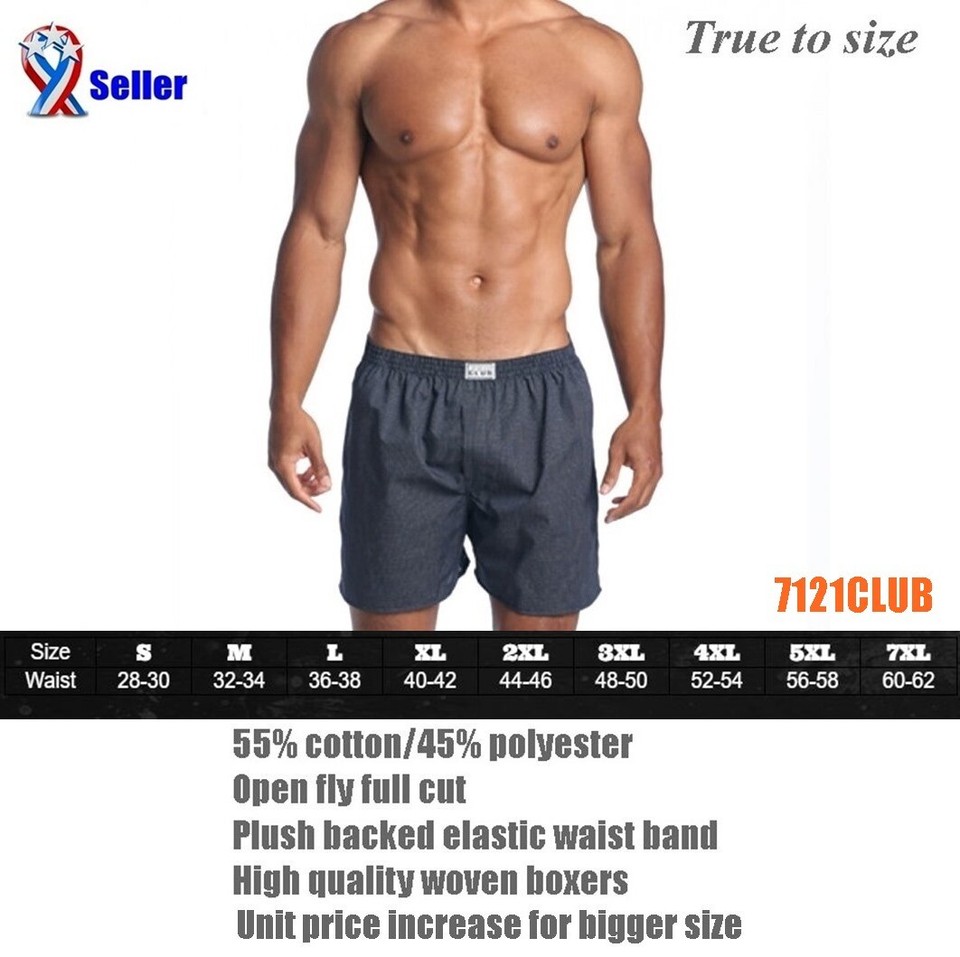 PRO CLUB BOXERS TRUNK SHORT PROCLUB MENS UNDERWEAR BIG AND TALL LOT 2 ...