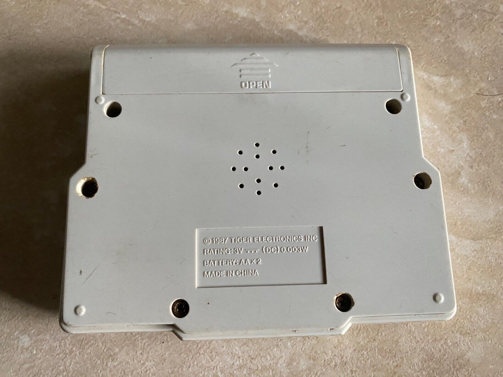 Tiger Handheld LCD ELECTRONIC FOOTBALL Vintage Electronic 1987 Game ...