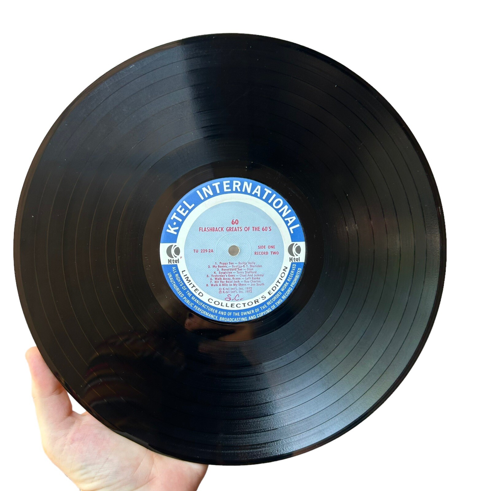 Various - Flash-Back Greats of The 60's (VG/VG+) Vinyl Record LP K-tel ...