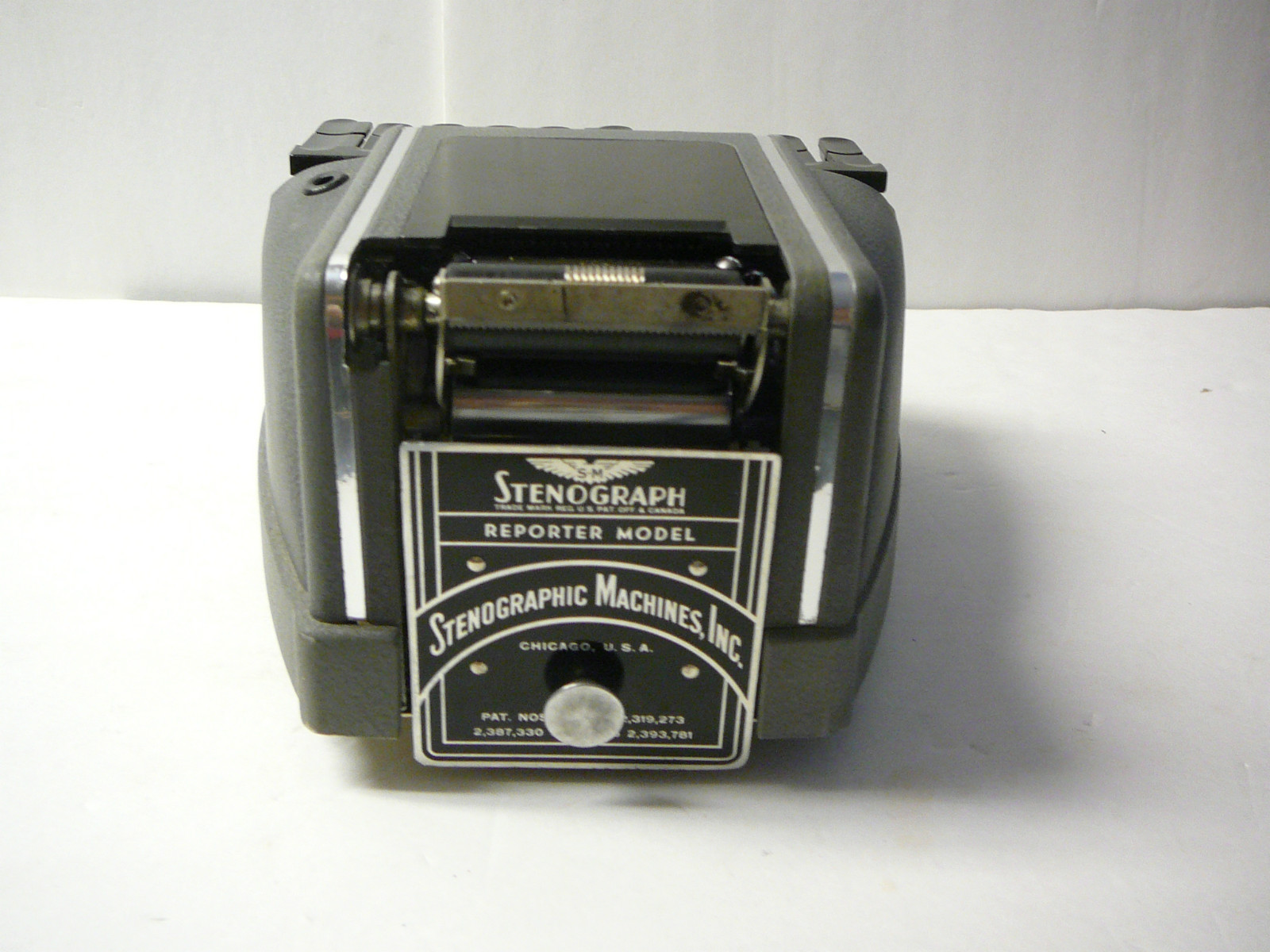 Vintage Stenograph Reporter Model Machine Chicago Stenographic Machines ...