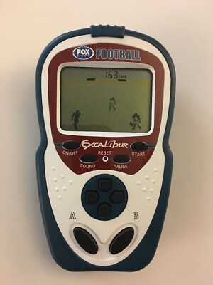 Fox Sports Football Excalibur Travel Handheld Fun Elec LCD Handheld ...