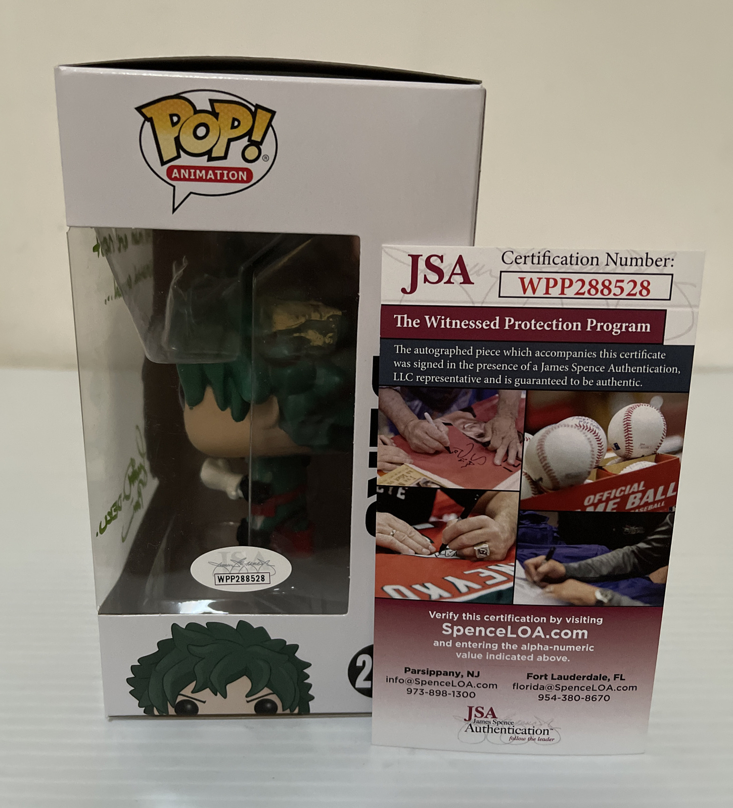 Justin Briner Signed Autographed DEKU Funko Pop MY HERO ACADEMIA JSA ...