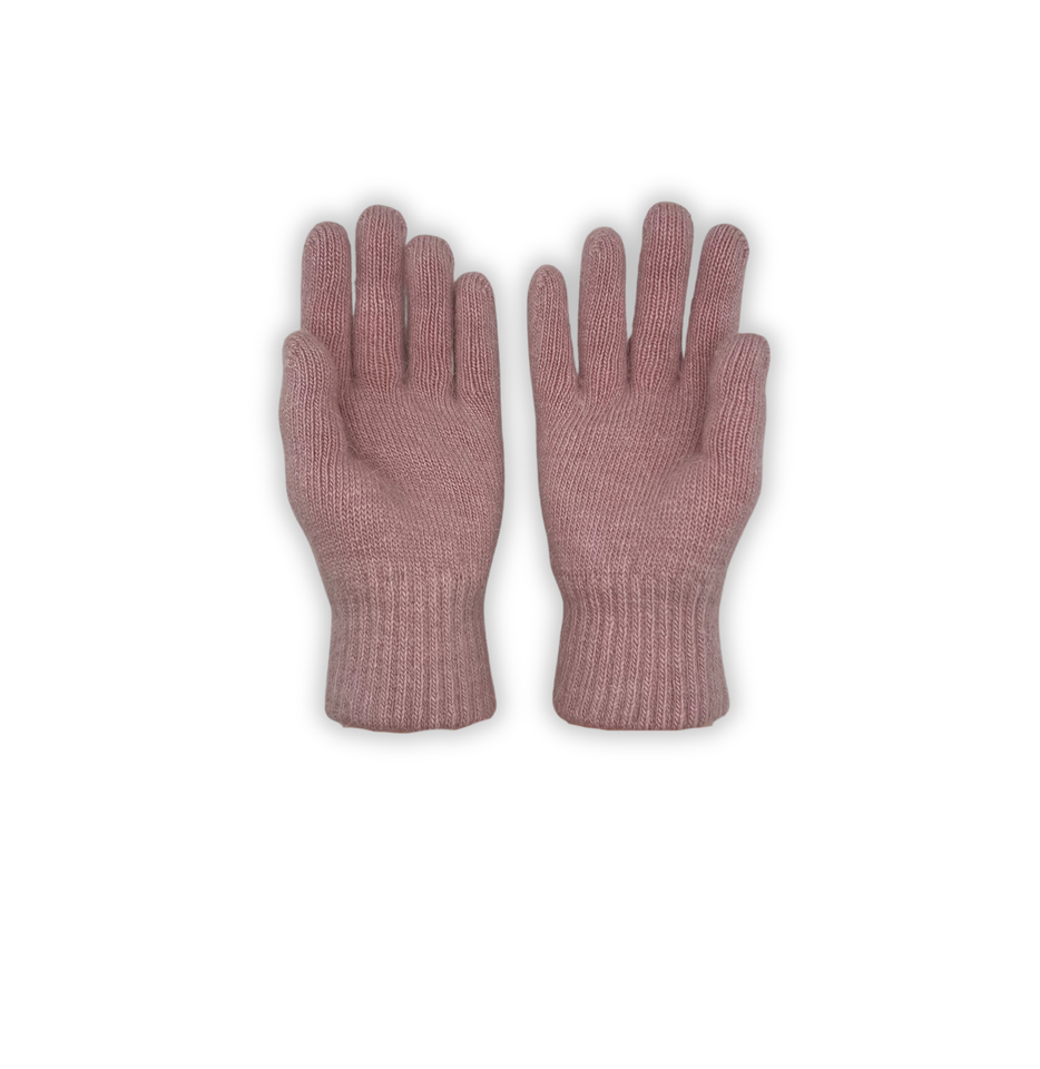 Made In USA Women's Knit Angora Gloves, Warm Winter Wool Gloves for ...