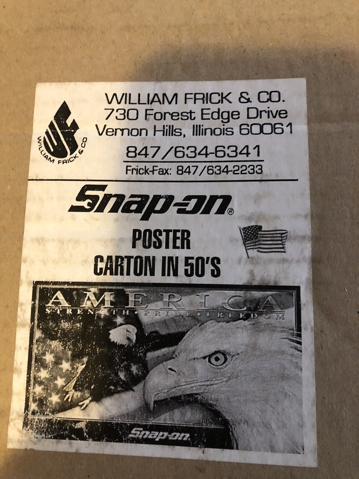 NEW Vintage Snap-on Tools Advertising Poster Shop,Home ,Garage ,and ...