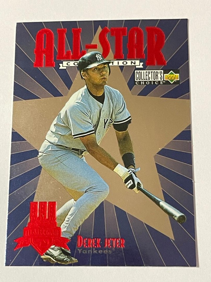 1995 Topps Finest All Chromium Derek Jeter #279 WITH COAT Plus 1997 UD ...