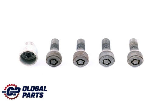 BMW Mini Cooper 4 R56 F56 R60 R61 Set Locking Wheel Bolt Locks Security ...