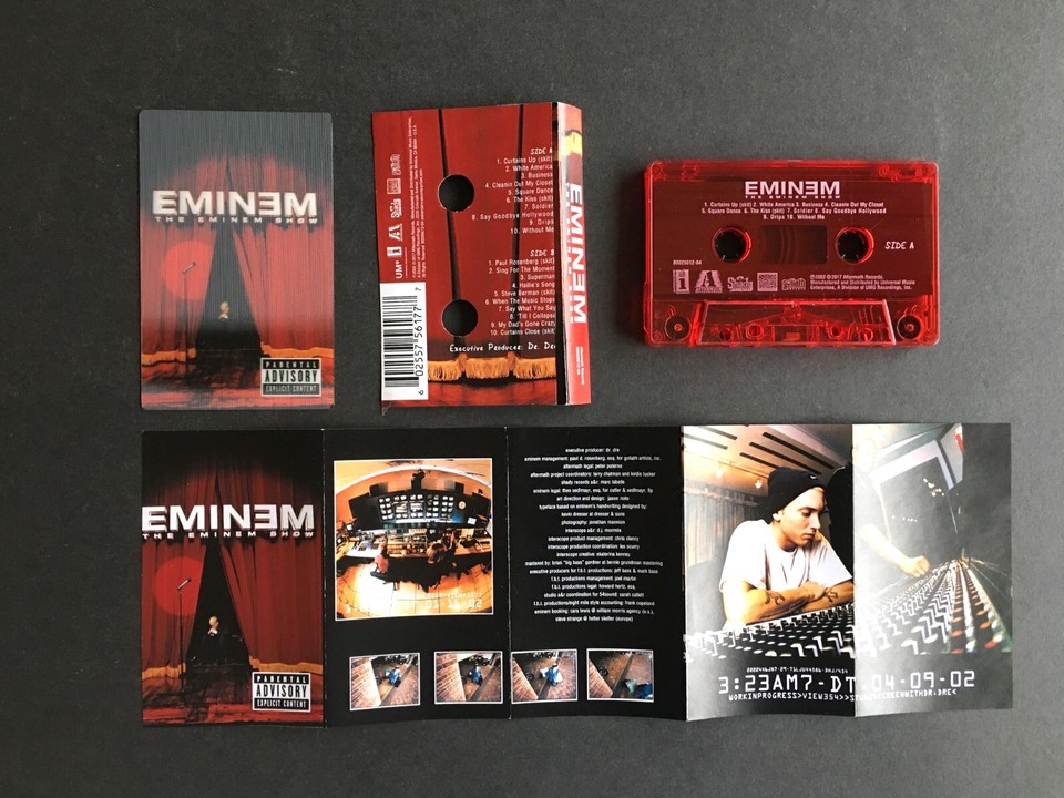 Eminem - The Eminem Show - Red Shell Cassette Limited Ed. - 3D Inlay ...