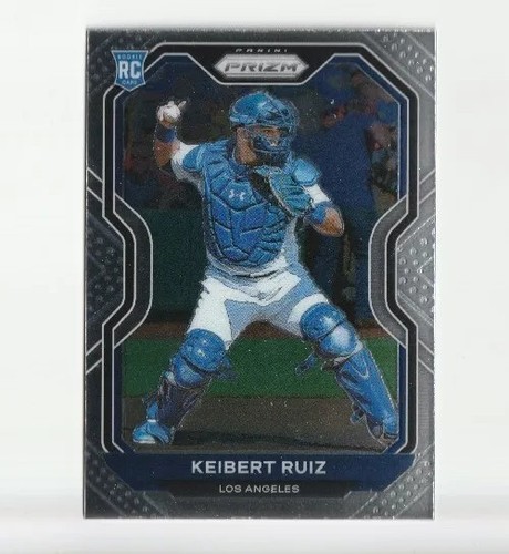 2021 Panini Prizm #87 Keibert Ruiz Rookie Card RC Los Angeles Dodgers ...