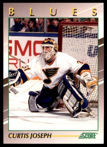 1991-92 Score Young Superstars Curtis Joseph St. Louis Blues #19 | eBay