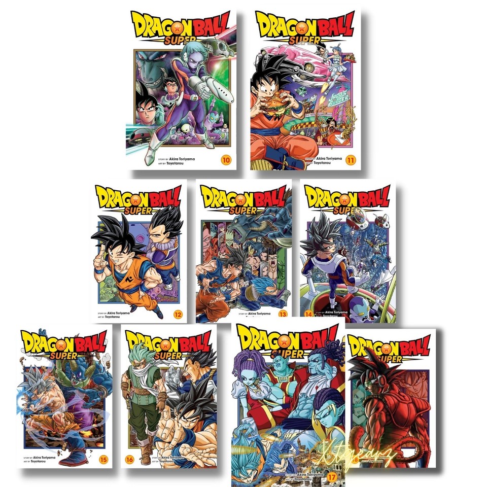 Dragon Ball Super Manga Vol. 10-18 In English by Akira Toriyama-Viz ...
