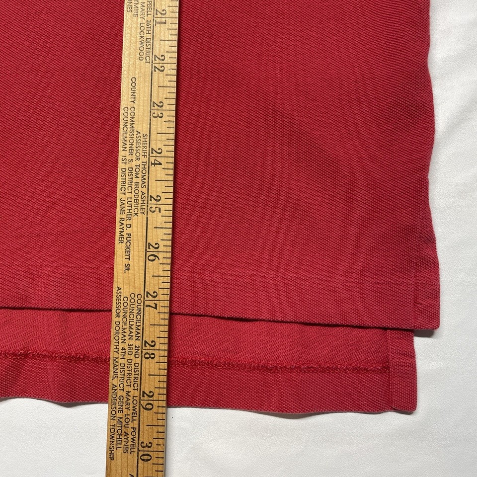 Vintage 90s Polo Ralph Lauren Polo T- Shirt Men’s Medium Red Long ...