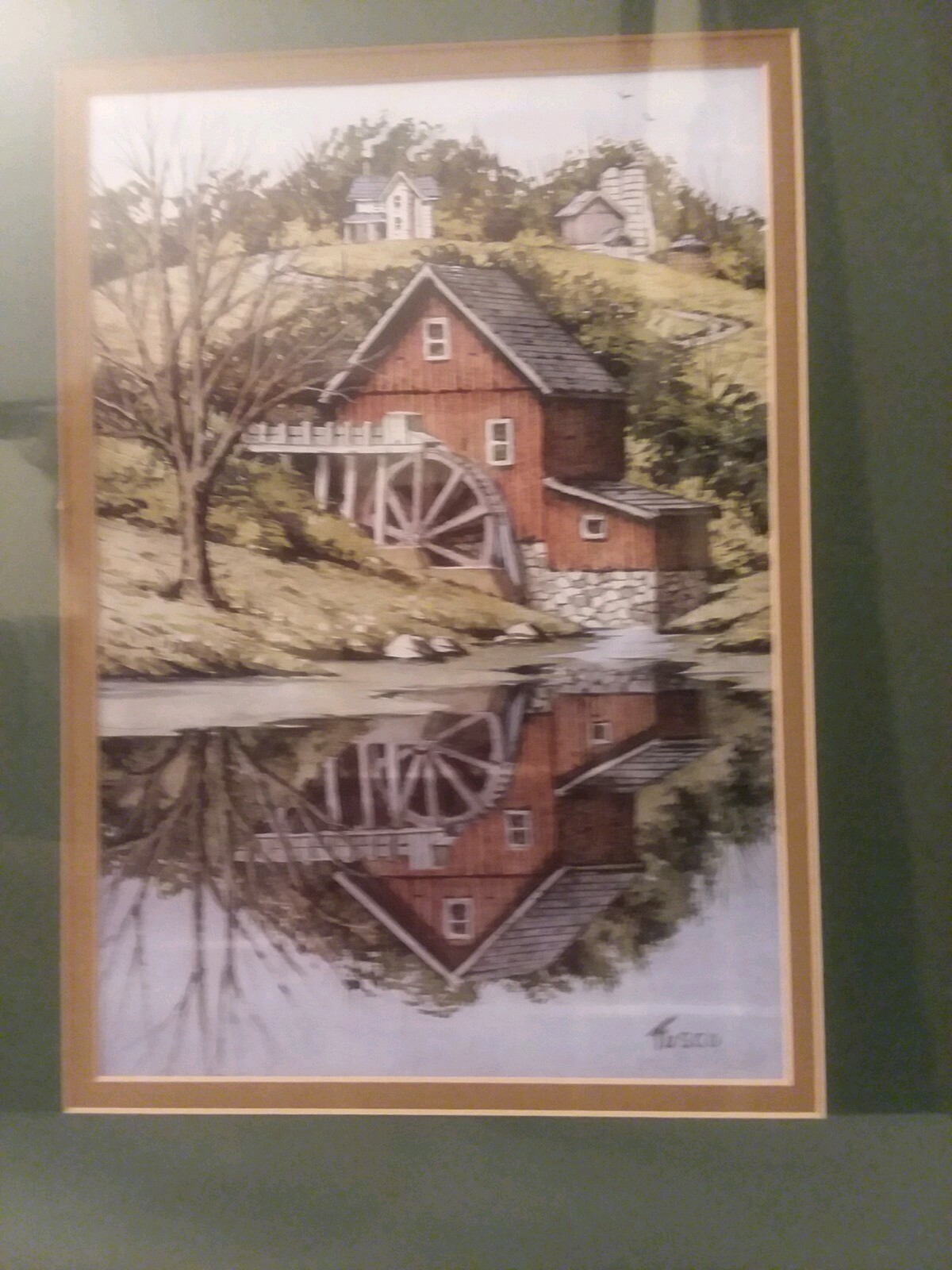 Signed Artist Don Fusco Art Numbered Lithograph Watermill 272/350 Print ...