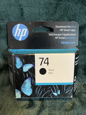 October 2024 Genuine HP 74 Black Ink Cartridge CB335WN | eBay