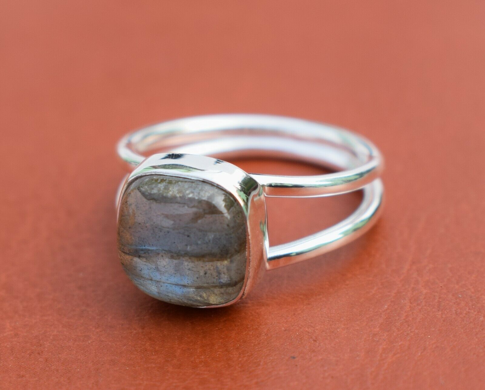 Solid 925 Sterling Silver Blue Labradorite Stone Handmade Fine Jewelry ...