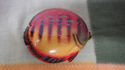 Fish Trinket Box Decor Collectible 4" Tall | eBay