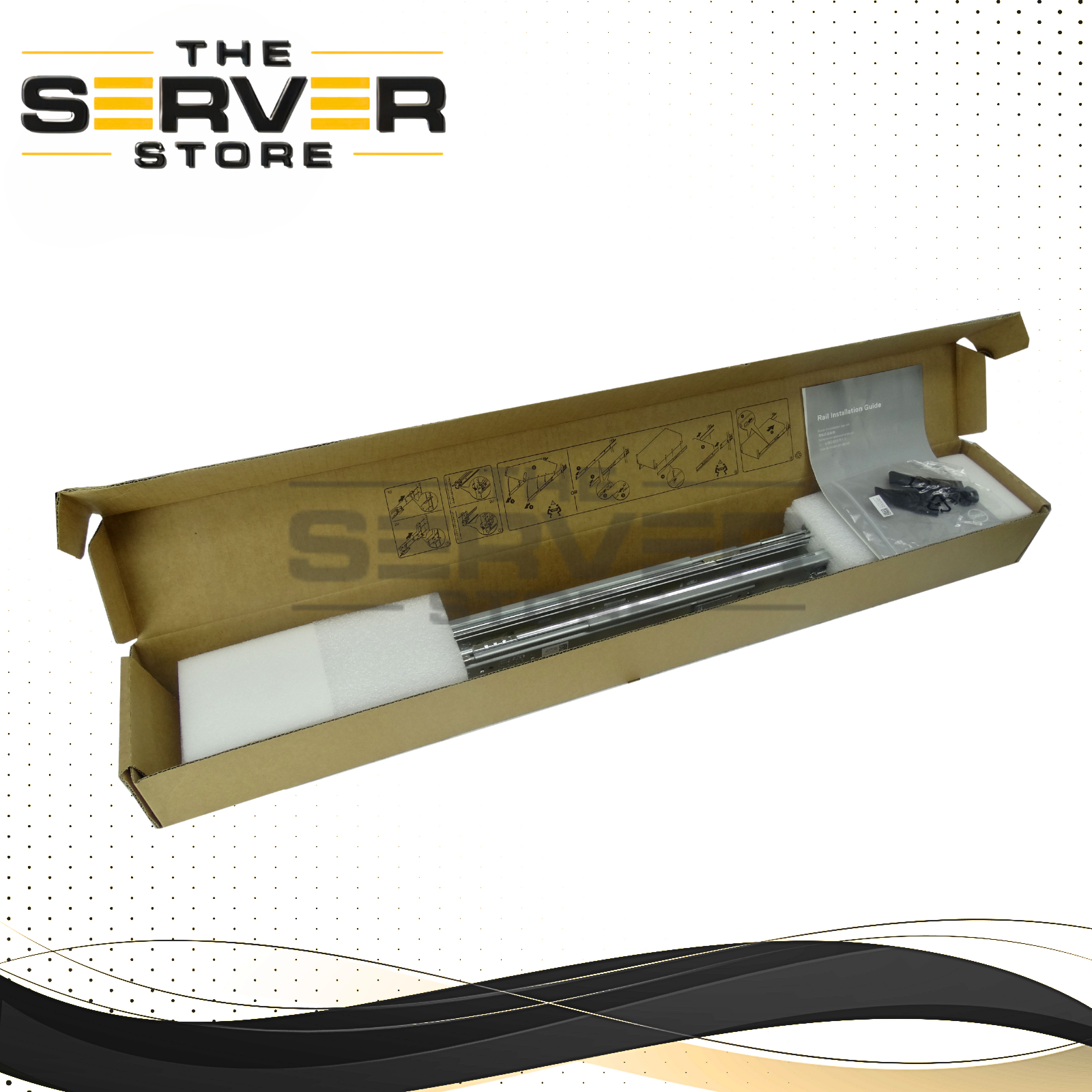 Dell 8N0JT Type A12 Sliding Ready Rail Kit for PowerEdge R340 R350 R360 ...