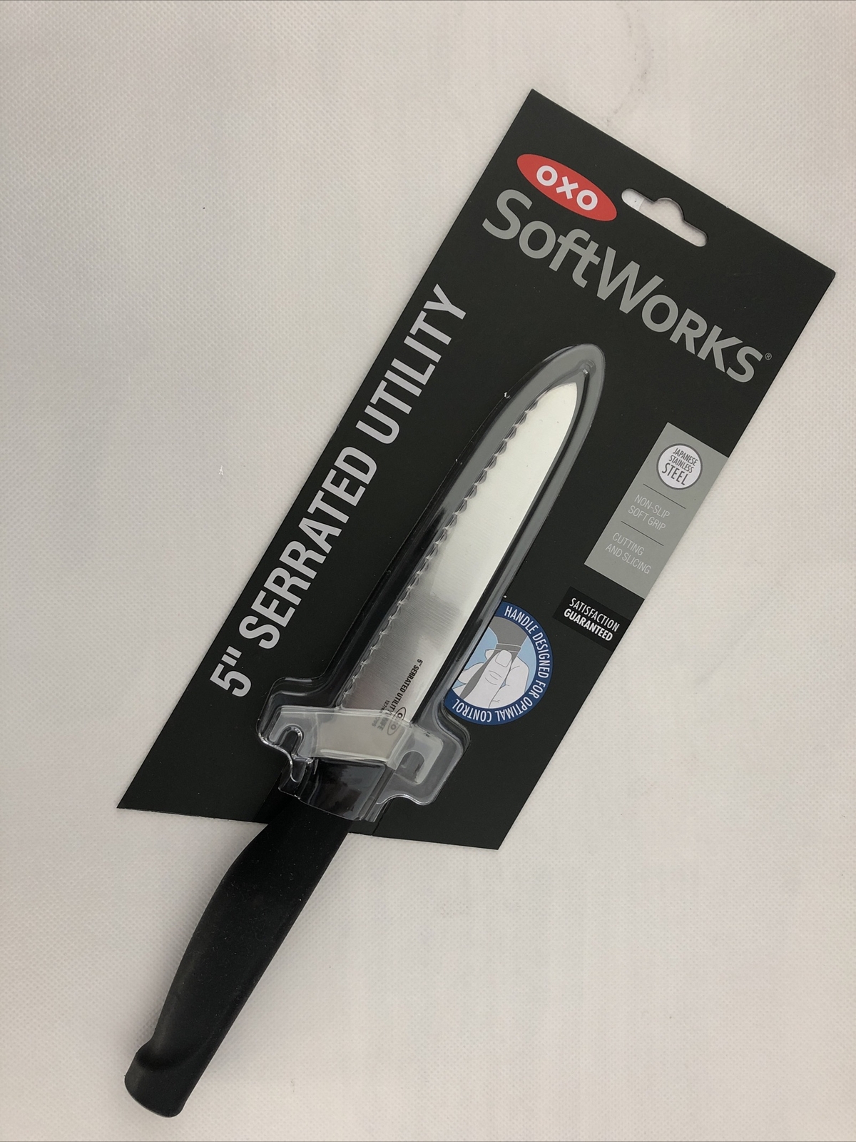 OXO Soft Works 5 in Serrated Utility Knife Stainless Steel Kitchen for ...
