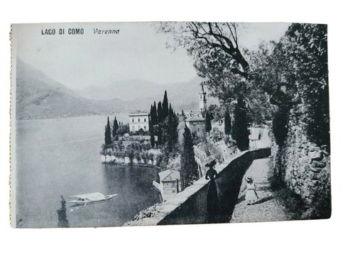 LAGO DI COMO Varenna Photographic Vintage postcard (ITALY) | eBay