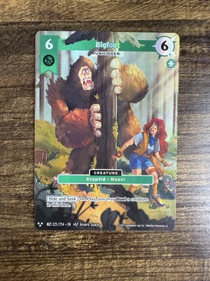 Metazoo Near Mint 2025 Base Set Alt Art Bigfoot Unhidden 221/214 | eBay