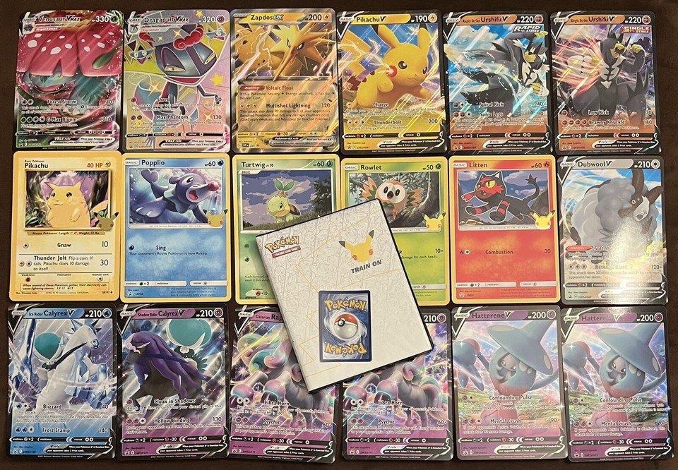 Pokemon TCG 18 Jumbo Card Set Lot includes Jumbo Card Binder | eBay
