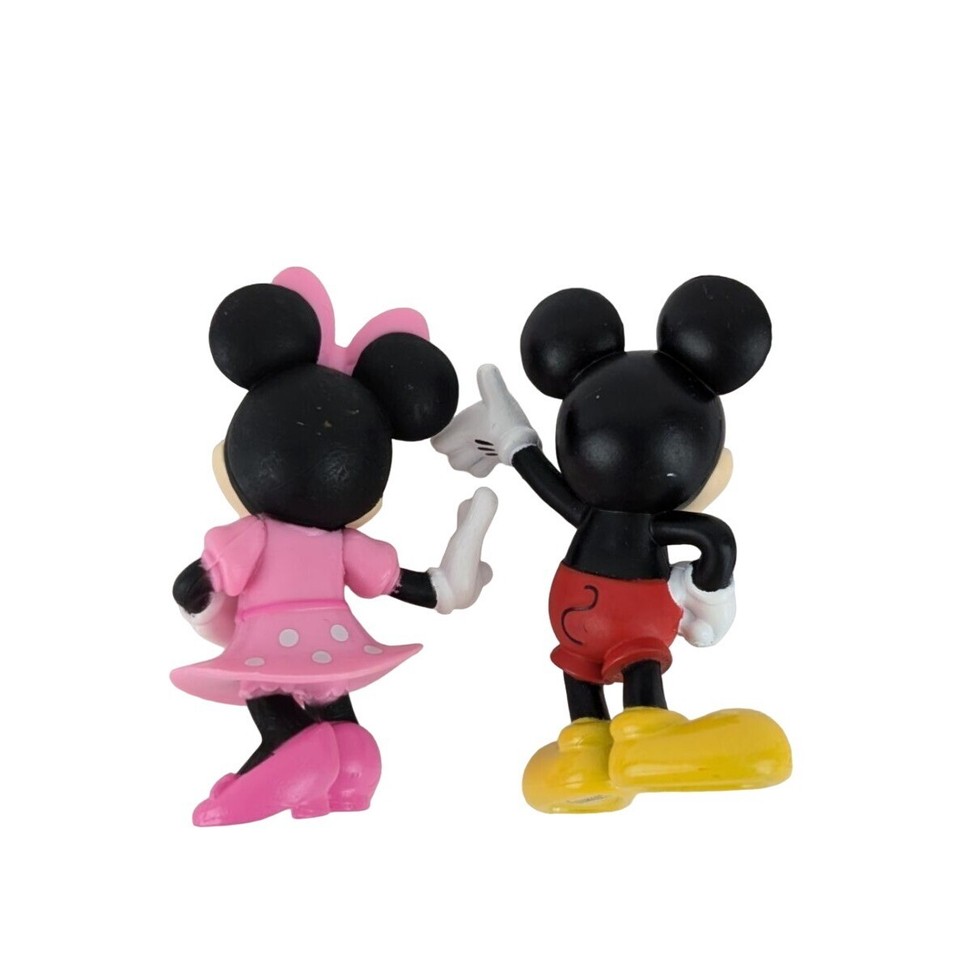 Disney Mickey Minnie Mouse Donald Goofy Pluto Action Figure Toy Cake ...