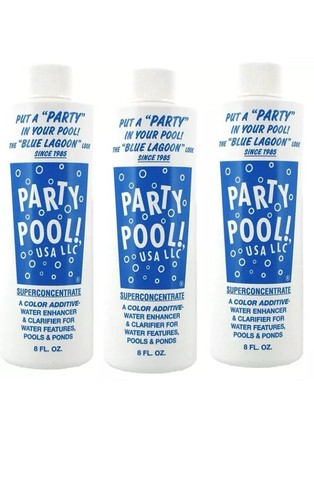 Party Pool LLC Blue Lagoon Party Pool Color, 8 Ounces, Water Enhancer ...