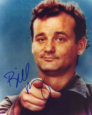BILL MURRAY 8x10 SIGNED CELEBRITY PHOTO PICTURE STRIPES PROMO PREPRINT ...