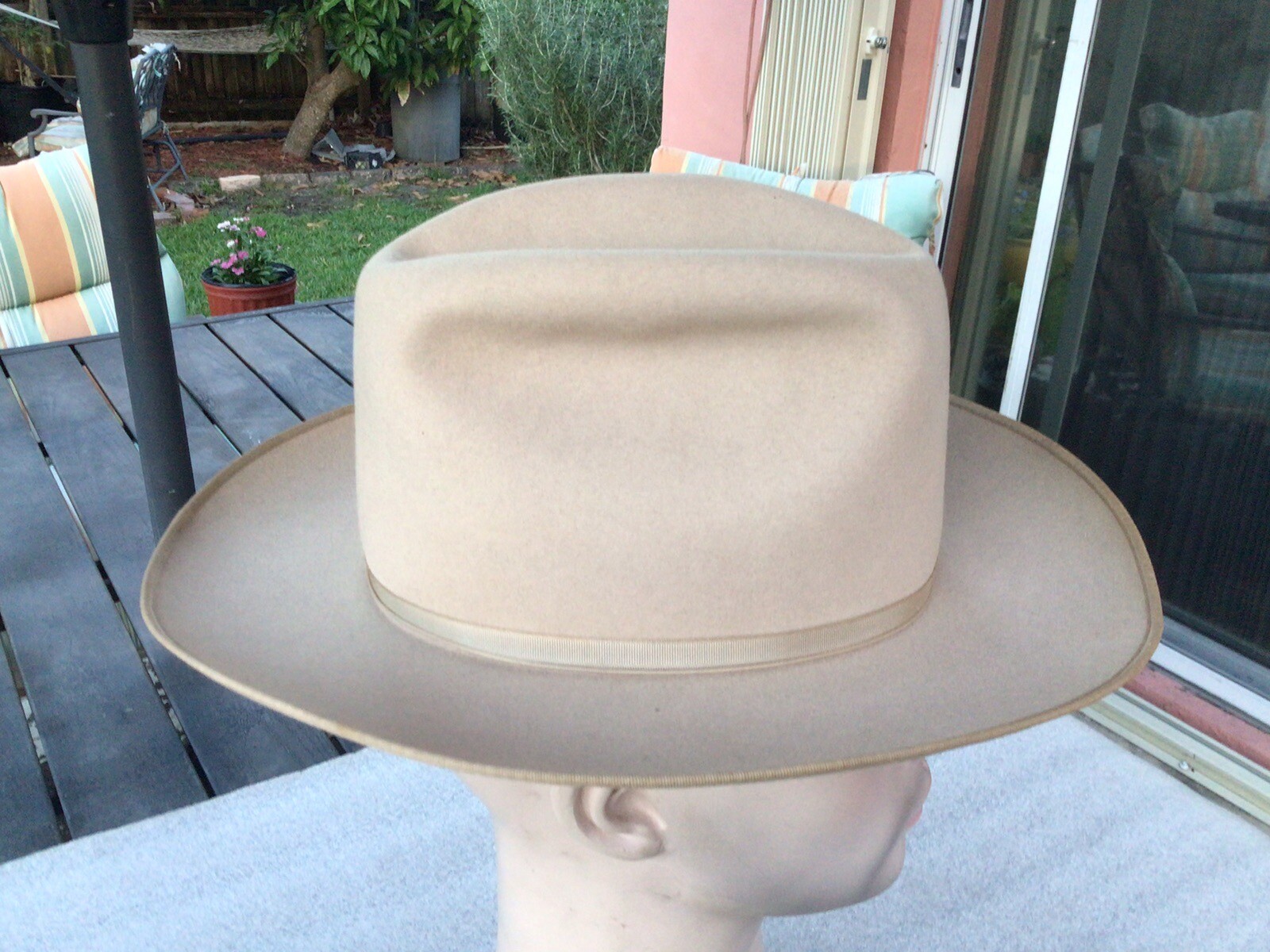 Vintage EXCELLENT Stetson 50s Taupe (Custom Shaping) 3X Beaver 7+ 7-1/8 ...