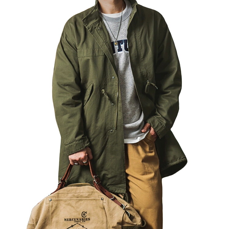 Mens Military M51 Windbreaker Work Cargo Overcoat Retro Mods Parka ...