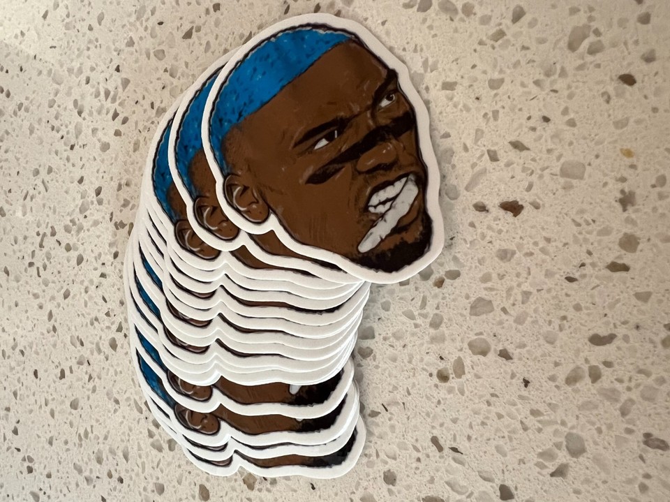 Detroit Lions Amon-Ra St. Brown Sticker Intense!! | eBay
