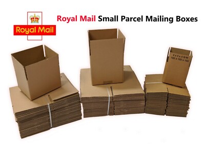 SELECTION OF ROYAL MAIL SMALL PARCEL SIZE POSTAL CARDBOARD BOXES *ALL ...