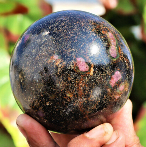80MM Pink Ruby In Matrix Crystal Healing Ball Energy Crystal Gemstone Sphere | eBay Australia