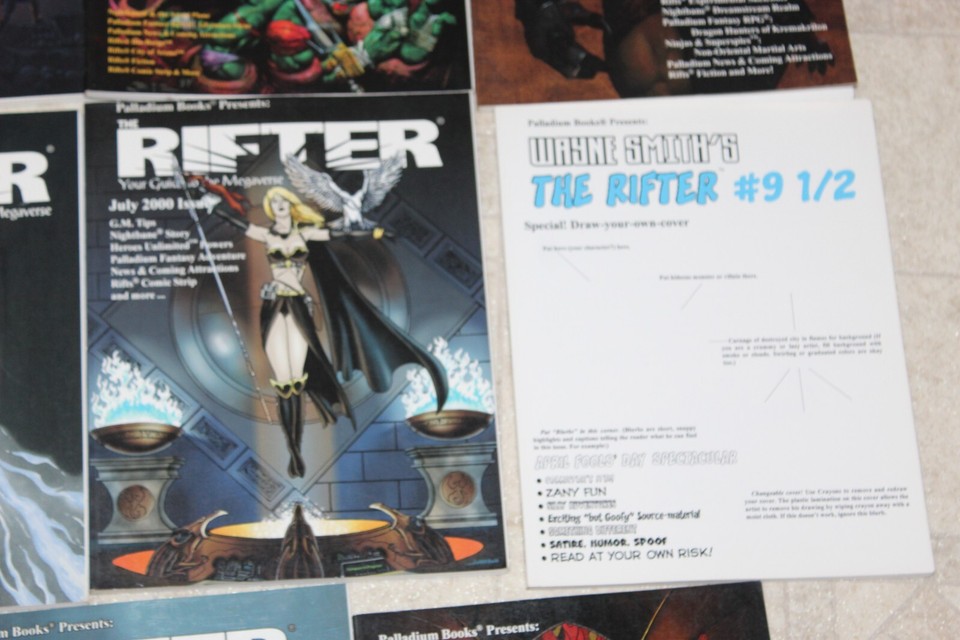 Lot of 15 The Rifter Palladium Books Your Guide to the Megaverse RPG | eBay