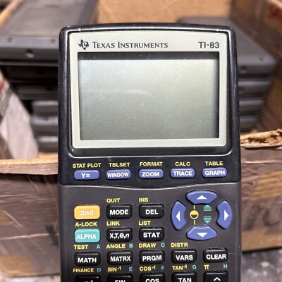 Texas Instruments TI-83 Calculator And Ti 82 With Cables To Link | eBay