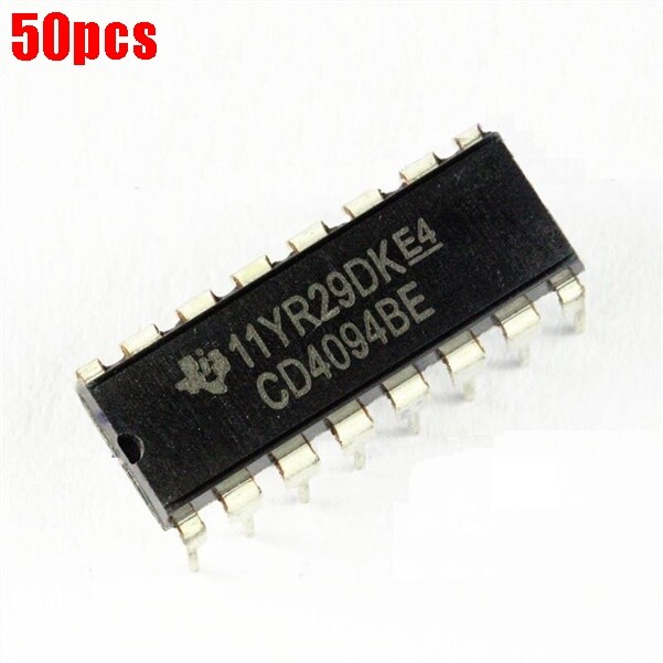 50Pcs CD4094BE DIP-16 CD4094 4094 8-Stage Shift-And-Store Bus Registor ...