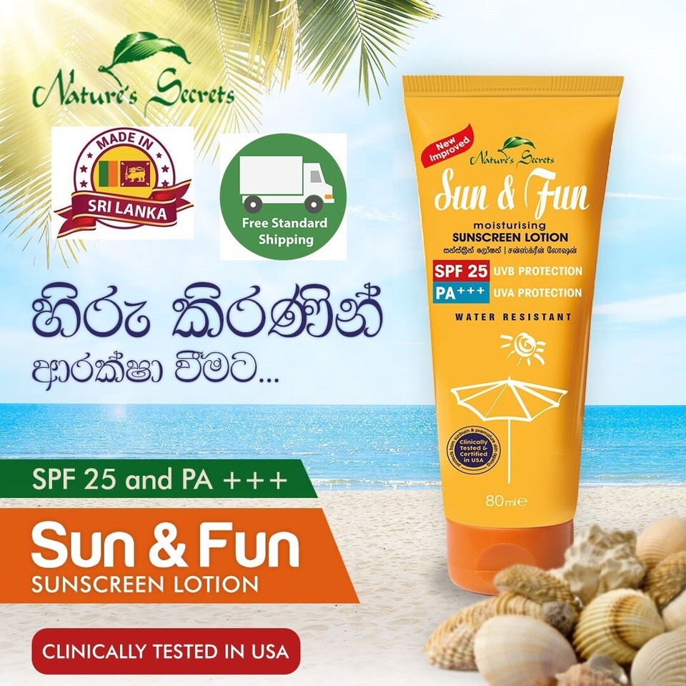 Nature Secrets Sun & Fun Sunscreen Lotion Moisturizing Hyaluronic - SPF ...