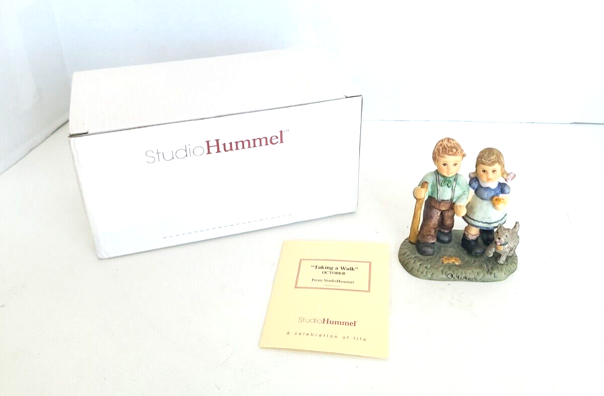 Berta Hummel Gift Collection Taking A Walk Figurine Goebel 2002 BH128/2 ...